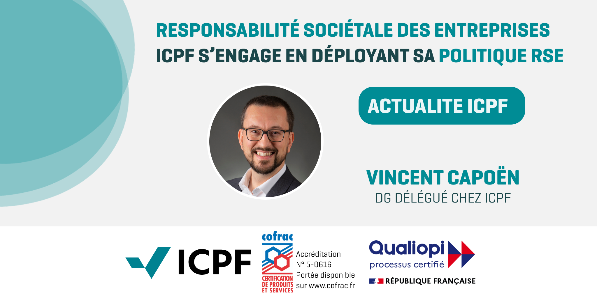 Responsabilité sociétale des entreprises : ICPF s’engage en déployant sa politique RSE